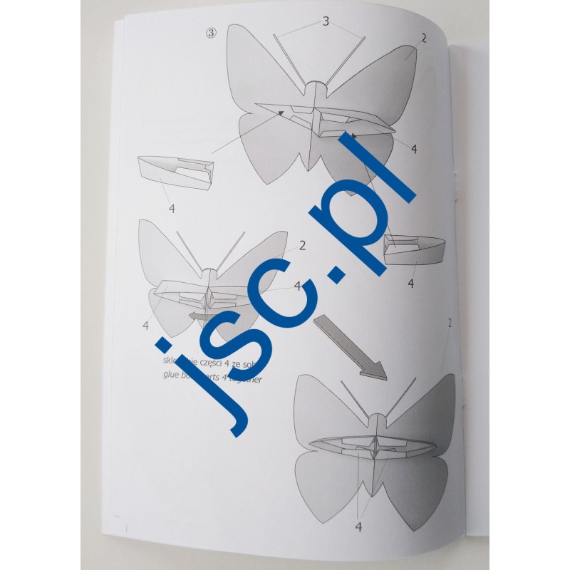 COMMON BLUE BUTTERFLY - model for beginners (JSC 813)